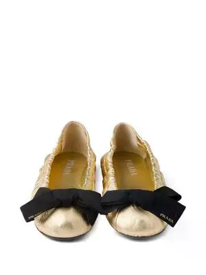 Prada Leather Ballet Flats