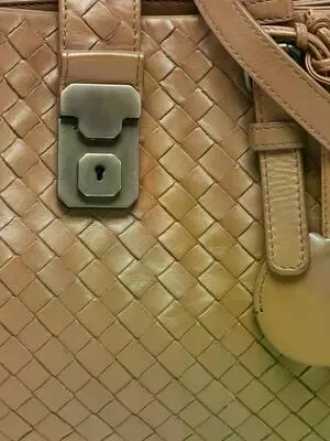 Bottega Veneta Roma Leather Tote Bag - Brown