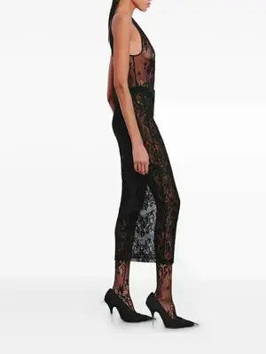 Wardrobe.NYC Floral Lace Midi Skirt