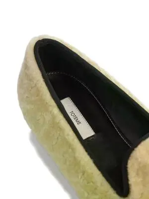 TOTEME Shearling Loafers - Neutrals