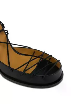 Moschino Lace-up High Heel Sandals