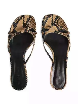 Khaite 35mm Mila Leather Sandals