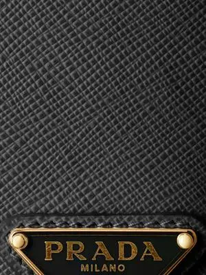 Prada Leather Iphone 17 Pro Case - Black