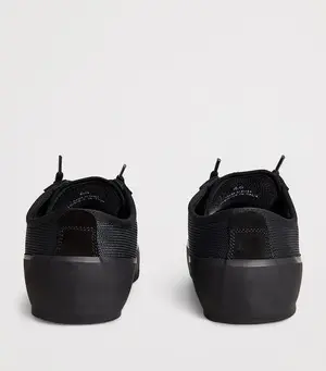 Stone Island Mesh Compass Low-top Sneakers - Black