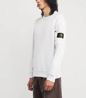 Stone Island Cotton Utility-pocket Sweatshirt - Blue
