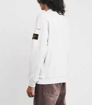 Stone Island Cotton Utility-pocket Sweatshirt - Blue