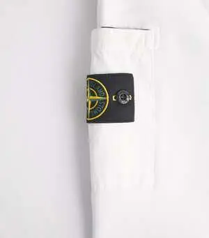 Stone Island Cotton Utility-pocket Sweatshirt - Blue