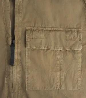 Stone Island Organic Cotton Canvas Jacket - Green
