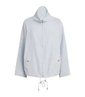 Sandro Embroidered Funnel-neck Jacket
