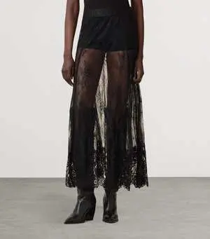 ALLSAINTS Lace Arran Maxi Skirt