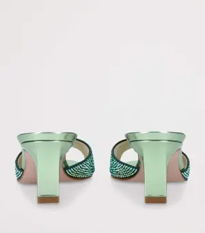 GINA Crystal Comet Mules 50 - Green