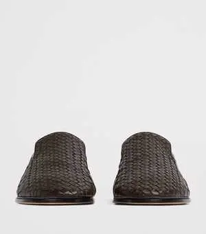 Bottega Veneta Leather Sunday Loafers - Brown