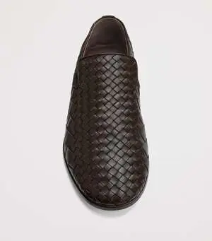 Bottega Veneta Leather Sunday Loafers - Brown