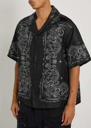 Amiri Bandana-print Silk Shirt
