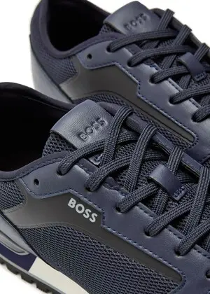 BOSS Parkour Panelled Mesh Sneakers