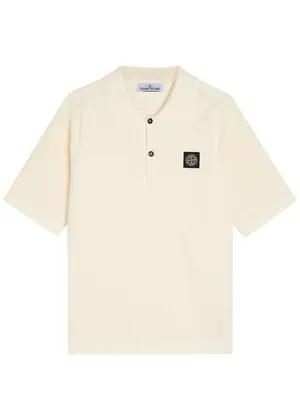 Stone Island Piqué Cotton Polo Shirt