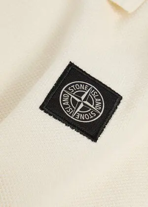 Stone Island Piqué Cotton Polo Shirt