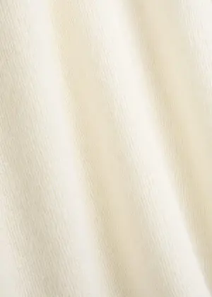 LISA YANG Sandy Funnel Neck Cashmere Jumper - Cream