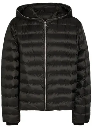 Rick Owens X Moncler Ziplock Hooded Padded Jacket