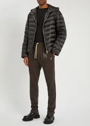 Rick Owens X Moncler Ziplock Hooded Padded Jacket