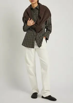 RÓHE Checked Cotton Shirt