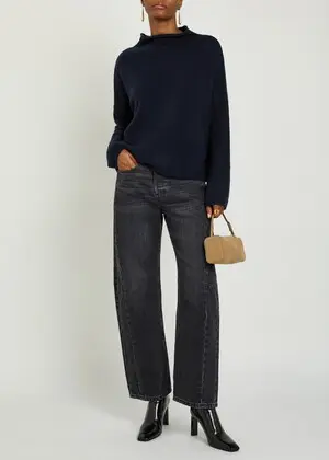 LISA YANG Sandy Funnel Neck Cashmere Jumper