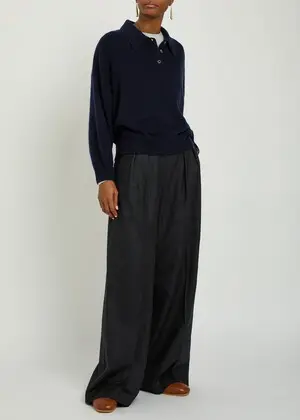 LISA YANG Cashmere Polo Jumper