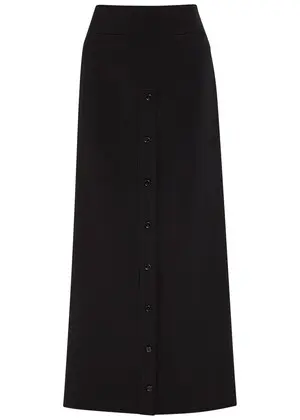 COURREGES Crepe Maxi Skirt