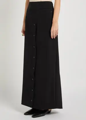COURREGES Crepe Maxi Skirt