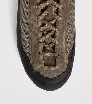 Stone Island Mesh-suede Sneakers