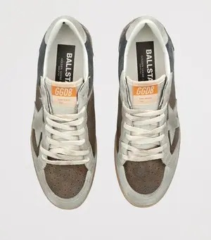 GOLDEN GOOSE Ball Star Suede Sneakers - Beige