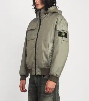 Stone Island Water-resistant Nylon Bomber Jacket