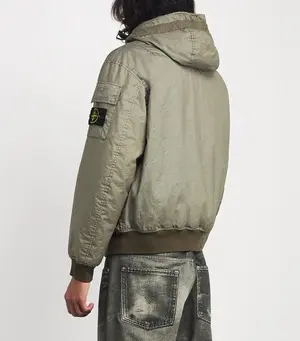 Stone Island Water-resistant Nylon Bomber Jacket