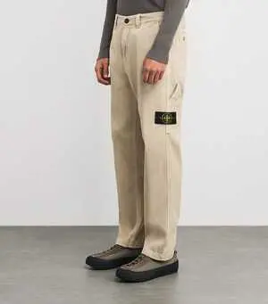 Stone Island Cotton Compass Carpenter Trousers