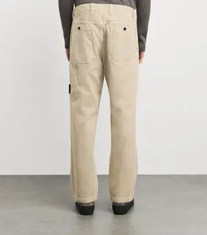 Stone Island Cotton Compass Carpenter Trousers