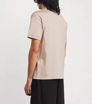 Stone Island Cotton Logo T-shirt - Beige