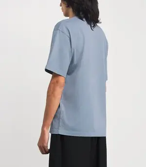 Stone Island Cotton Logo T-shirt - Blue