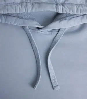 Stone Island Organic Cotton Fleece Hoodie - Blue
