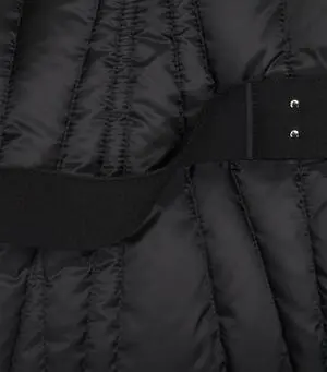 Rick Owens X Moncler Down Geocamo Flight Jacket - Black