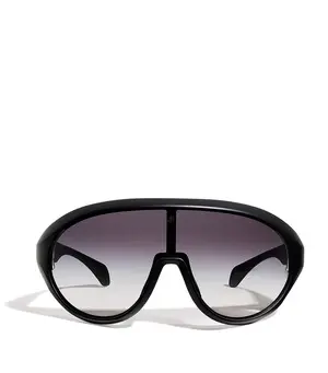 Rick Owens X Moncler Temple 0me8010 Sunglasses - Black