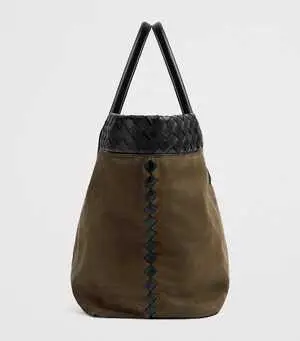 Bottega Veneta Large Leather Cabat Tote Bag