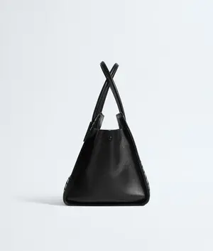 Bottega Veneta Intrecciato Leather Tote Bag - Black