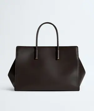 Bottega Veneta Large Intrecciato Leather Tote - Espresso