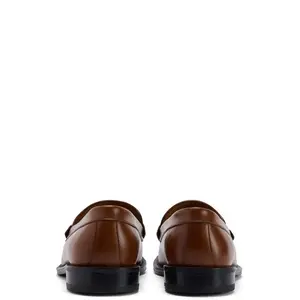 GIUSEPPE ZANOTTI Leather Loafers With Tassels - Light_brown