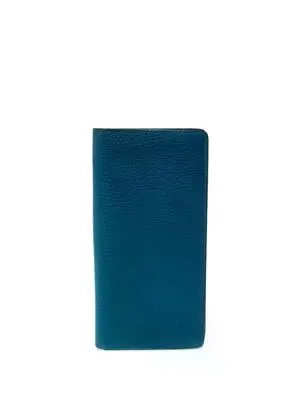 LOUIS VUITTON Brazza Taurillon Leather Wallet - Blue
