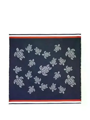 Vilebrequin Turtle-motif Beach Towel - Blue