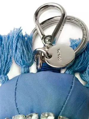 Prada Tassel Keychain Charm - Blue