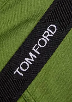 TOM FORD Stretch-cotton Briefs - Green