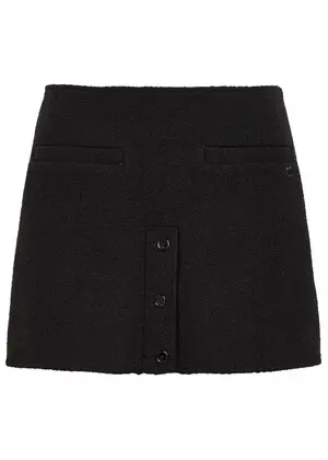 COURREGES Tweed Mini Skirt