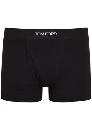 TOM FORD Stretch-cotton Boxer Briefs - Black